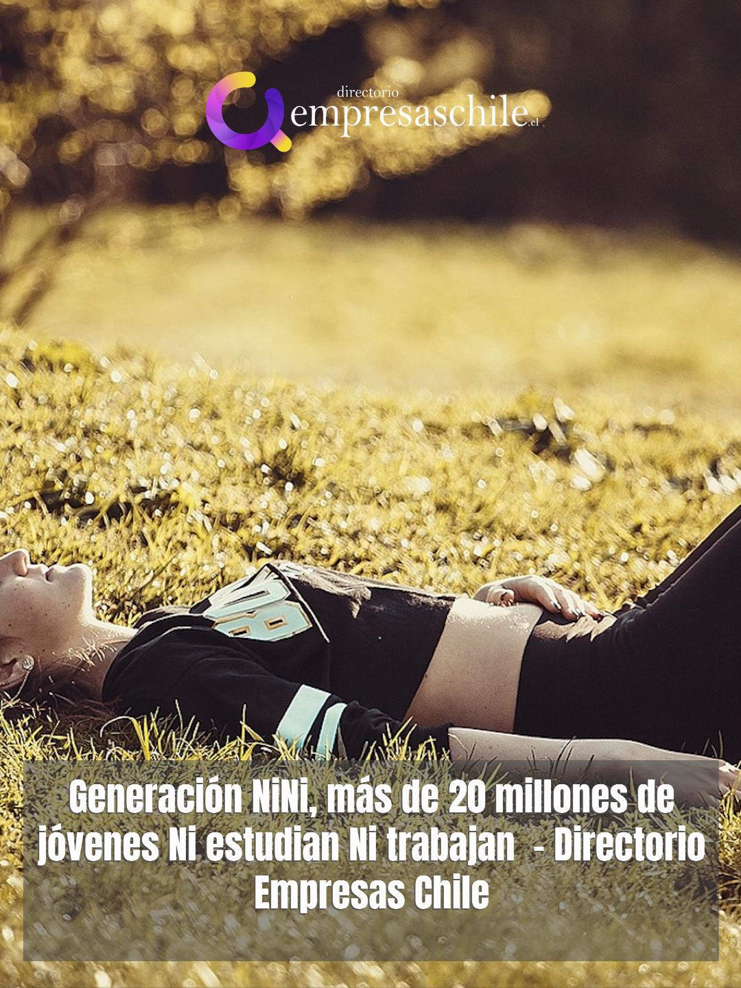 Generación NiNi, más de 20 millones de jóvenes Ni estudian Ni trabajan ...